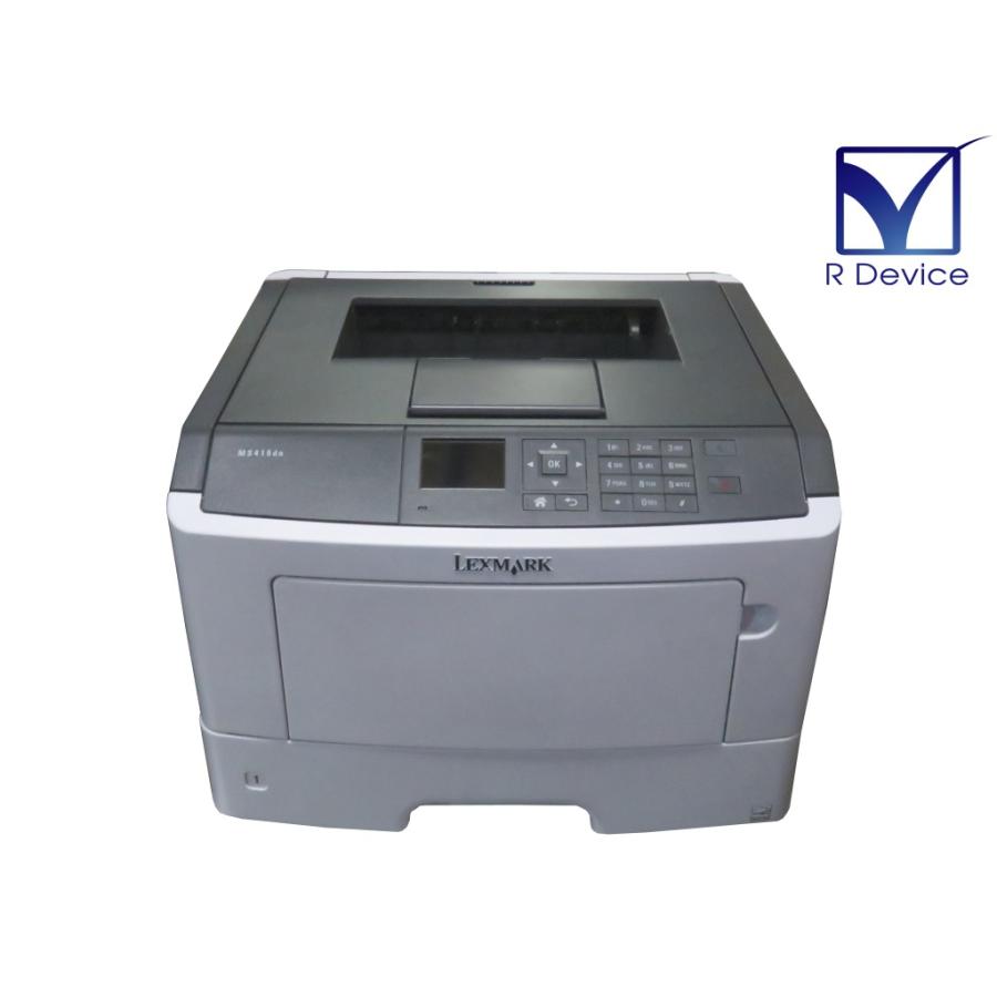 【使用わずか！】Lexmark MS415dn A4モノクロレーザープリンター 両面印刷 AirPrint対応 約1,800枚【中古 ...