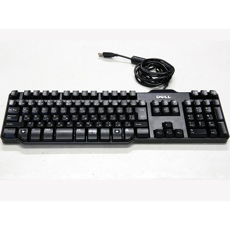 0RH657 Dell 純正 有線キーボード メンブレン式 フルサイズ ブラック 日本語配列 USB接続 Model L100 Rev A03 ...