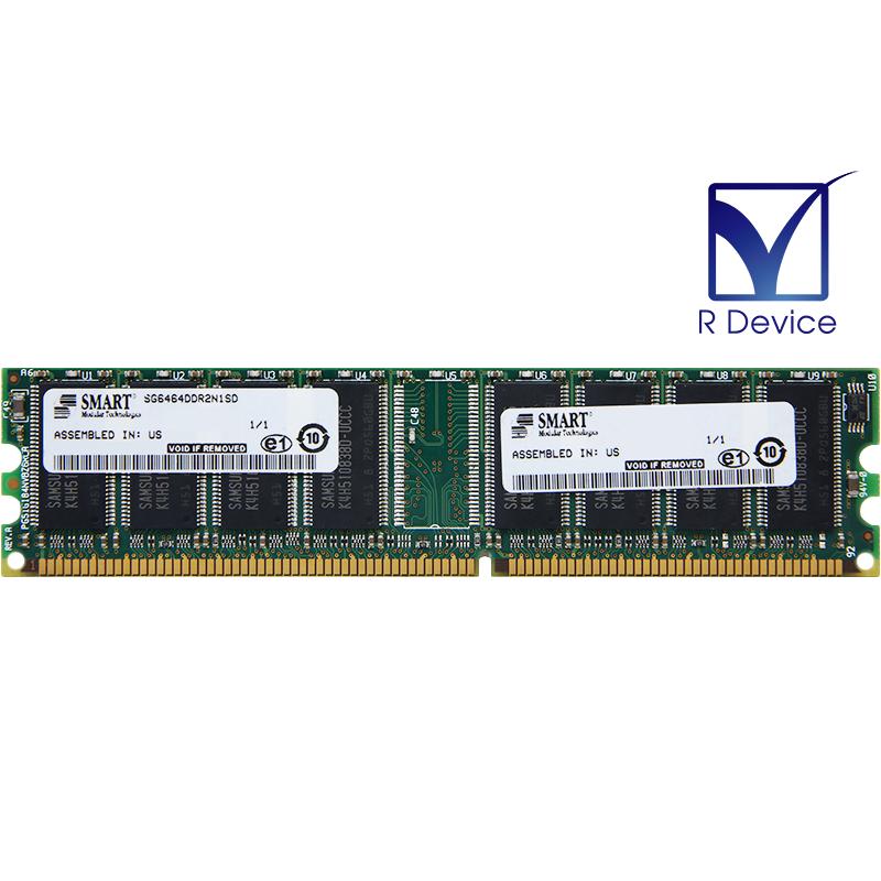 SG6464DDR2N1SD SMART Modular Technologies 512MB DDR-400 PC-3200 non-ECC Unbuffered 2.6V 184-Pin ...