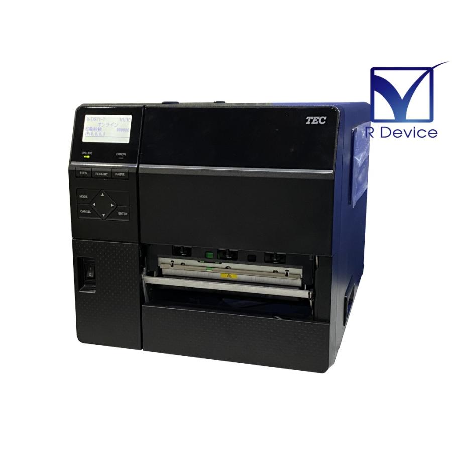 【現行モデル】TEC 東芝テック B-EX6T1-TS15-R ラベルプリンタ V1.1D 連続発行仕様 305dpi USB/LAN【中古 ...