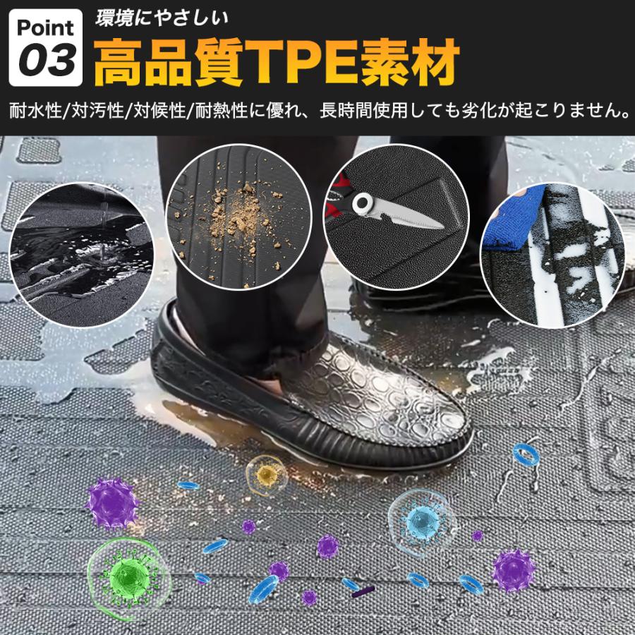 AY002 アリア（日産）FE0系 ラゲッジマット トランクマット カバー プロテクター ガーニッシュ エアロパーツ カスタム アクセサリー TPE : リーディングハイ - 通販 ...