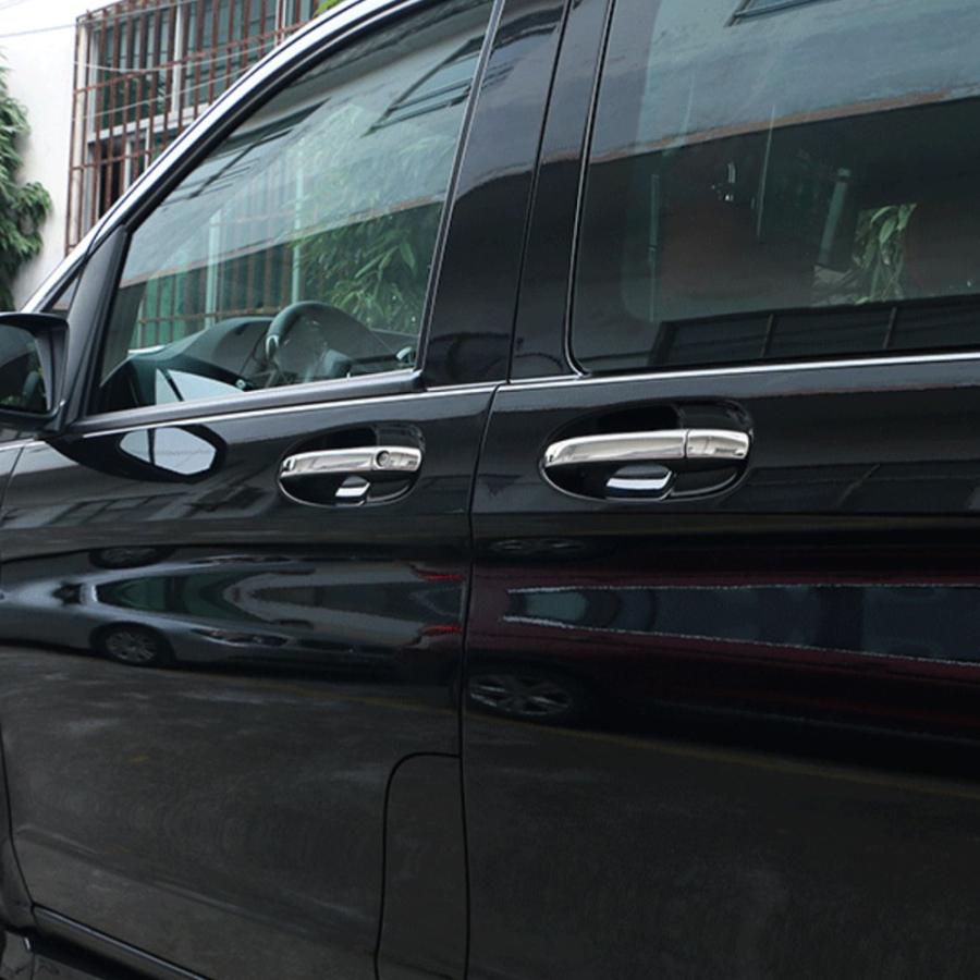 BC100 メルセデスベンツ Vクラス(W447)専用 外側 ドアハンドル カバー ガーニッシュ SUS304 カスタム アクセサリー 8P : リーディングハイ - 通販 - Yahoo ...
