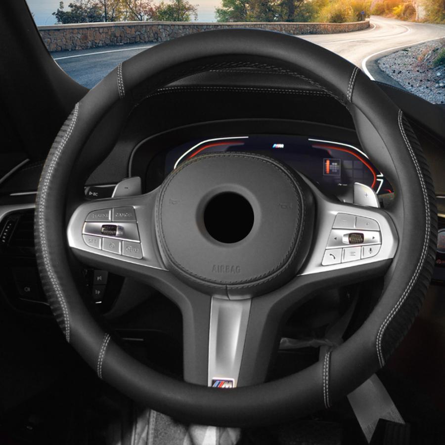 【CATYA】トヨタ クラウンクロスオーバー ハンドルカバー O型 握りやすい 薄いタイプ 潤い手触り 滑り止め 耐熱 カーアクセサリー 1PBS-OS :BS-OS-022:リーディングハイ ...