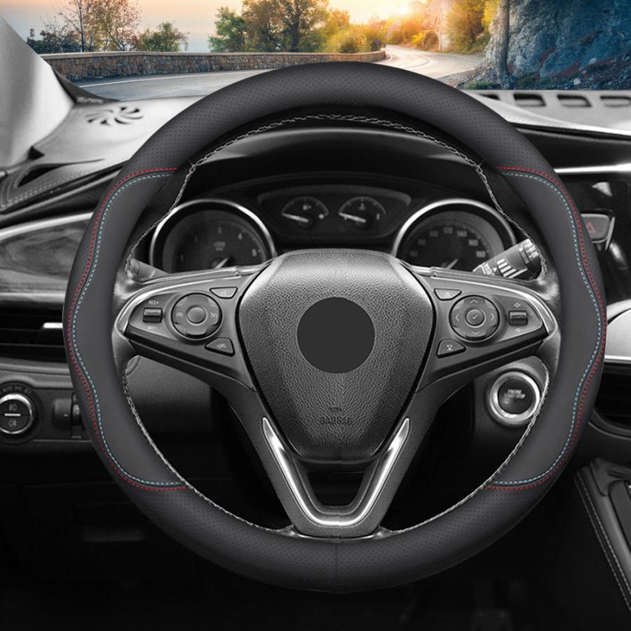 【CATYA】スバル フォレスター ハンドルカバー ステアリングカバー O型 握りやすい 薄いタイプ 潤い手触り 滑り止め 耐熱 合成革 カーアクセサリー 1P FB-OS :FB-OS ...