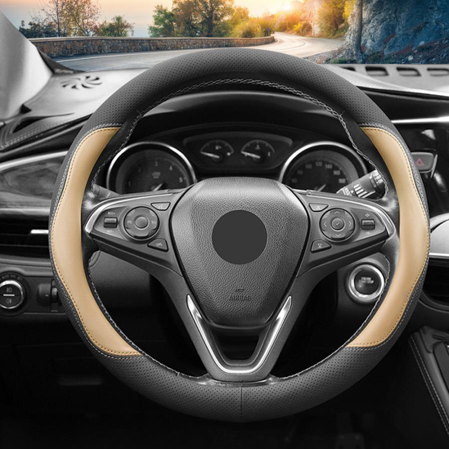 【CATYA】スズキ ハスラー ハンドルカバー ステアリングカバー O型 握りやすい 薄いタイプ 潤い手触り 滑り止め 耐熱 合成革 カーアクセサリー 1P FB-OS :FB-OS-105 ...