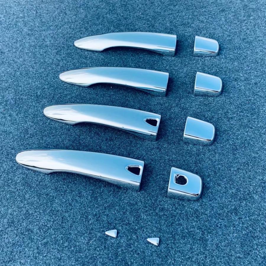 ブランド登録なし NO016 新型ノート E13 サイドドア ハンドルカバー スマートキー穴付き ドアノブプロテクター ドレスアップ 外装 パーツ アクセサリー カスタム 10P ...