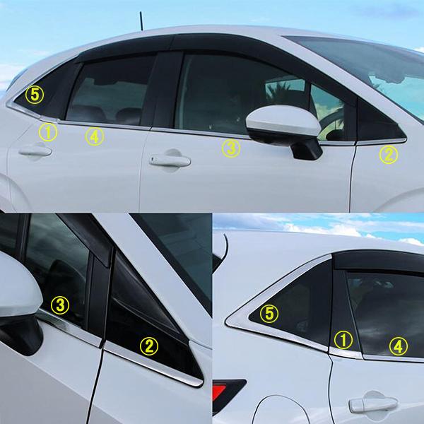 NO039 新型 ノート E13 ドア差しモール ウィンドウガーニッシュ サイドドアエアロ エクステリア 外装 アクセサリー カスタム パーツ 10P : リーディングハイ - 通販 ...