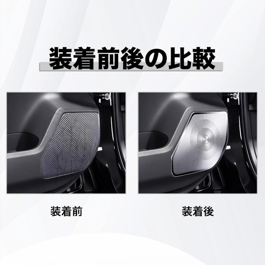 RA222 RAV4 ラブフォー トヨタ 60系 XAN60型 6代目 サイドドア スピーカー カバー プロテクター 内装パーツ カスタム 傷 ...