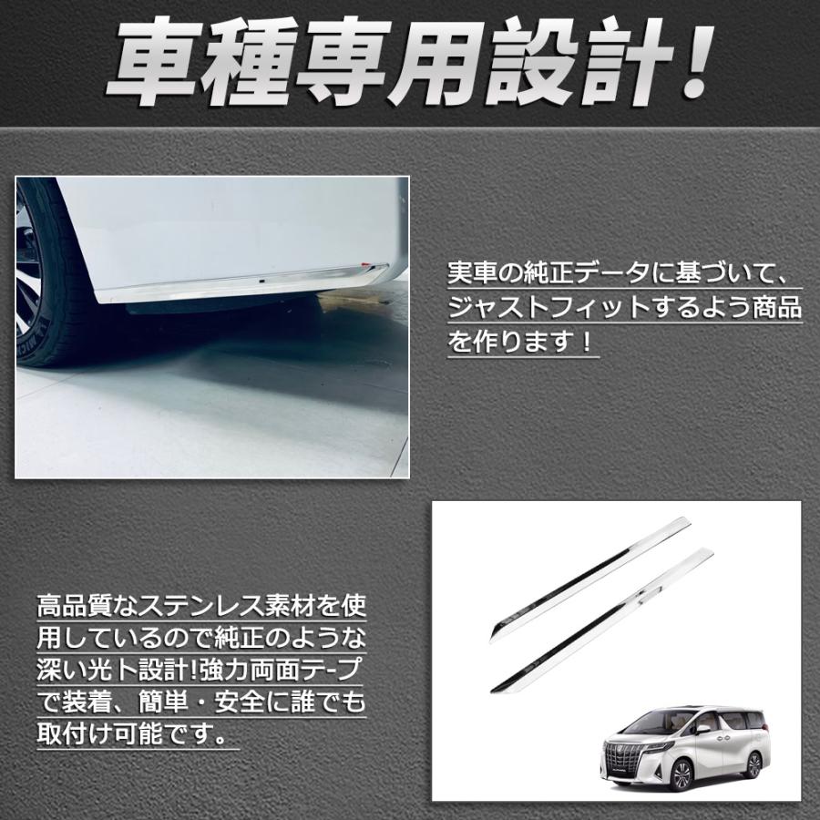 RF150 新型 アルファード 40系 ヴェルファイア リアコーナーパネル コーナープロテクター エアロパーツ カスタムパーツ アクセサリー ...