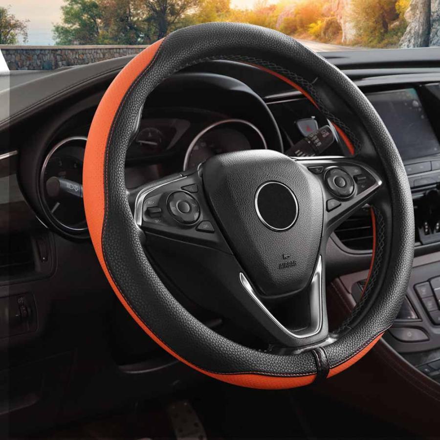 【CATYA】トヨタ ルーミー ハンドルカバー ステアリングカバー O型 握りやすい 薄いタイプ 潤い手触り 滑り止め 耐熱 合成革 カーアクセサリー 1PSH-OS : sh-os-029 ...