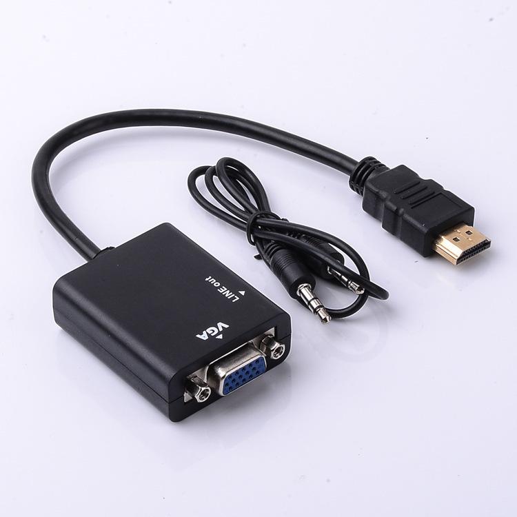 HDMI→VGA 変換ケーブル オーディオ付き HDMI入力 VGA出力 HDMIオス VGAメス cvt-OVGA-HD : r-honpo - 通販 - Yahoo!ショッピング