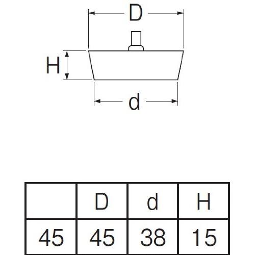 SANEI ゴム栓 バス用 クサリなし 外径45mm 高さ38mm H29F-45 : ugs17310679429827 : R-mart本店 - 通販 - Yahoo!ショッピング