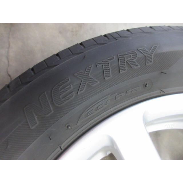 LA100S ムーヴ 純正 アルミ 14インチ 14X4.5J +45・2021年製 155/65R14 ブリヂストン NEXTRY タイヤ付 ...