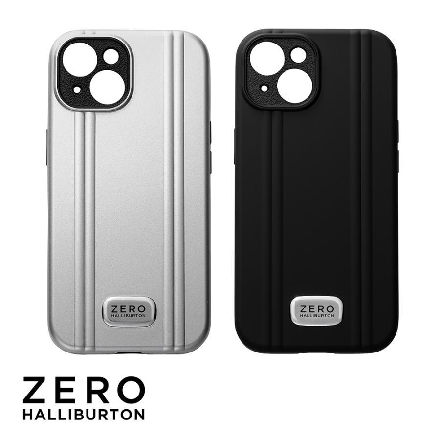 ZERO HALLIBURTON HALLIBURTON【国内正規品】iPhone15用 ハイブリッドケース Hybrid Shockproof Case for iPhone15 シルバー ...