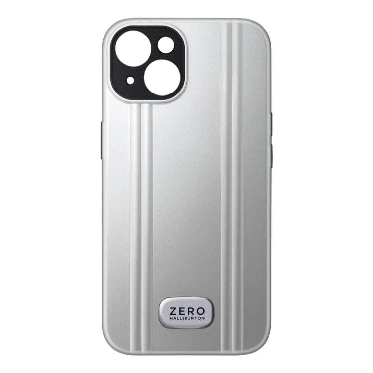 ZERO HALLIBURTON iPhone14用 ハイブリッドケース Hybrid Shockproof Case for iPhone15 シルバー ブラック : R selection ...