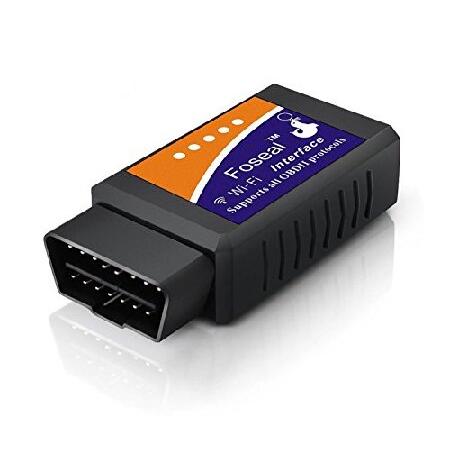 車用WIFI OBD 2 OBD2 OBDII スキャンツール Foseal スキャナーアダプター エンジンライト診断ツール iOS ＆ Android用 : R・STORE - 通販 ...