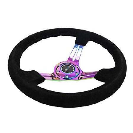 NRG REINFORCED STEERING WHEEL RST-018S-MCBS + USPL STICKER :B078ZQZ2GP ...
