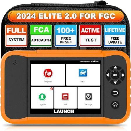 2023 LAUNCH X431 OBD2スキャナー GM、フォード、クライスラー双方向スキャンツール、すべてのリセットフルシステム診断スキャナー、AUTOVIN、バッテリーレジス ...