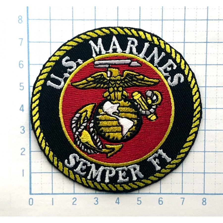 US MARINES SEMPER F1 丸型・円形 ロゴ マーク【ミリタリーワッペン 刺繍 アイロンワッペン】 : ワッペンとTシャツ雑貨 ...