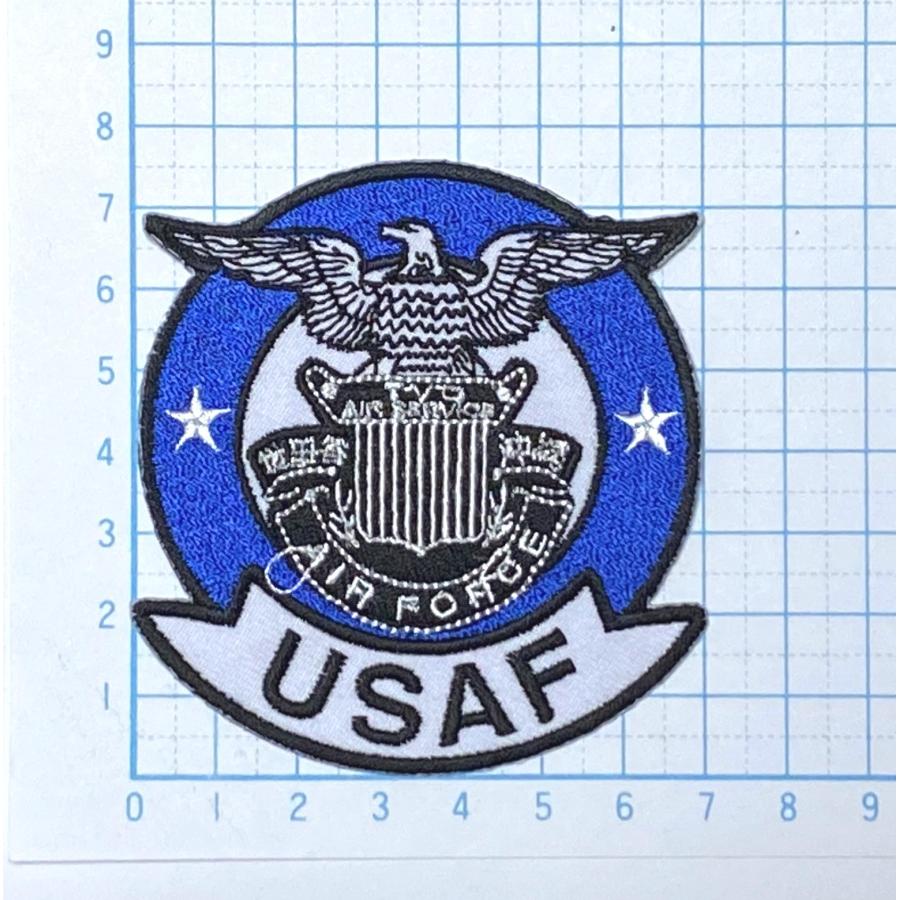 USエアフォース US AIRFORCE USAFロゴ(エンブレム 縁取り型)【ミリタリーワッペン 刺繍 アイロンワッペン】 : ワッペンとTシャツ雑貨らばさん - 通販 - Yahoo!ショッピング