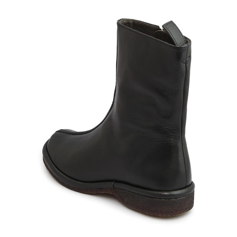 SAYA ラボキゴシ サヤ 51169 B ブラック ショートブーツ ファスナー付 3cmヒール キップ 天然クレープ底 : ラボスター ...