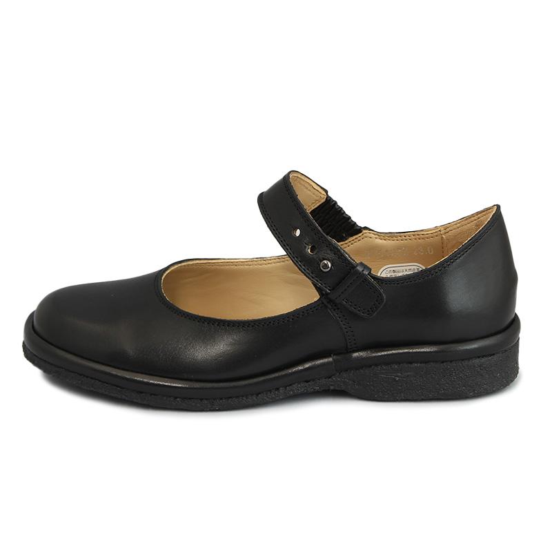 SAYA ラボキゴシ サヤ 51232 B ブラック カジュアルシューズ ベルト付 ラウンドトゥ 2.0cmヒール ステア 天然クレープ底 ...