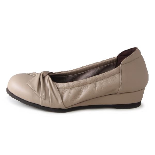 FIZZ REEN フィズリーン 1002 OK オーク ウェッジパンプス リボンモチーフ 3.5cmヒール 4E (21002) : ラボスター Yahoo!ショップ - 通販 ...