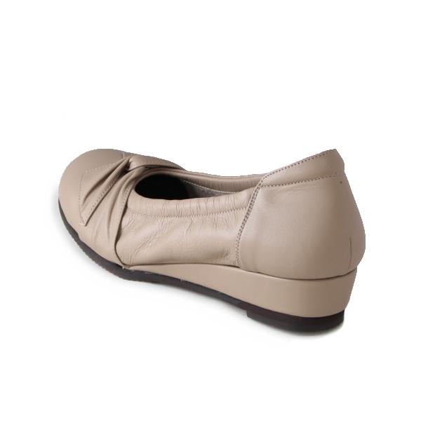 FIZZ REEN フィズリーン 1002 OK オーク ウェッジパンプス リボンモチーフ 3.5cmヒール 4E (21002) : ラボスター Yahoo!ショップ - 通販 ...