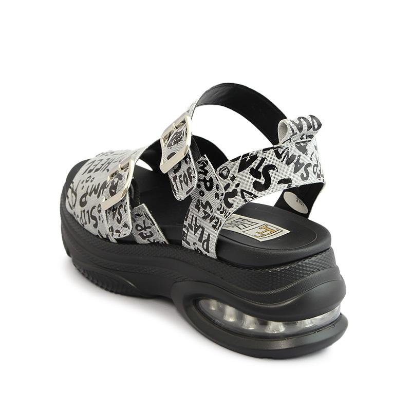 FIZZ REEN 【新商品】FIZZ フィズリーン 22101 WHP ホワイトプリント ダブルベルトサンダル 6cmヒール (22101) : ラボスター Yahoo!ショップ - 通販 ...