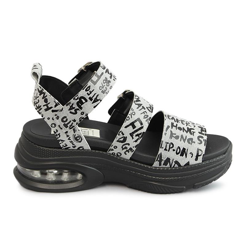 FIZZ REEN 【新商品】FIZZ フィズリーン 22101 WHP ホワイトプリント ダブルベルトサンダル 6cmヒール (22101) : ラボスター Yahoo!ショップ - 通販 ...