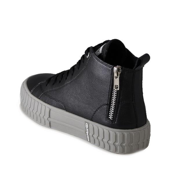 FIZZ REEN 【継続品】FIZZ フィズリーン 3005 BL ブラック ハイカットスニーカー ファスナー付き 3cmヒール (23005) : ラボスター Yahoo!ショップ ...