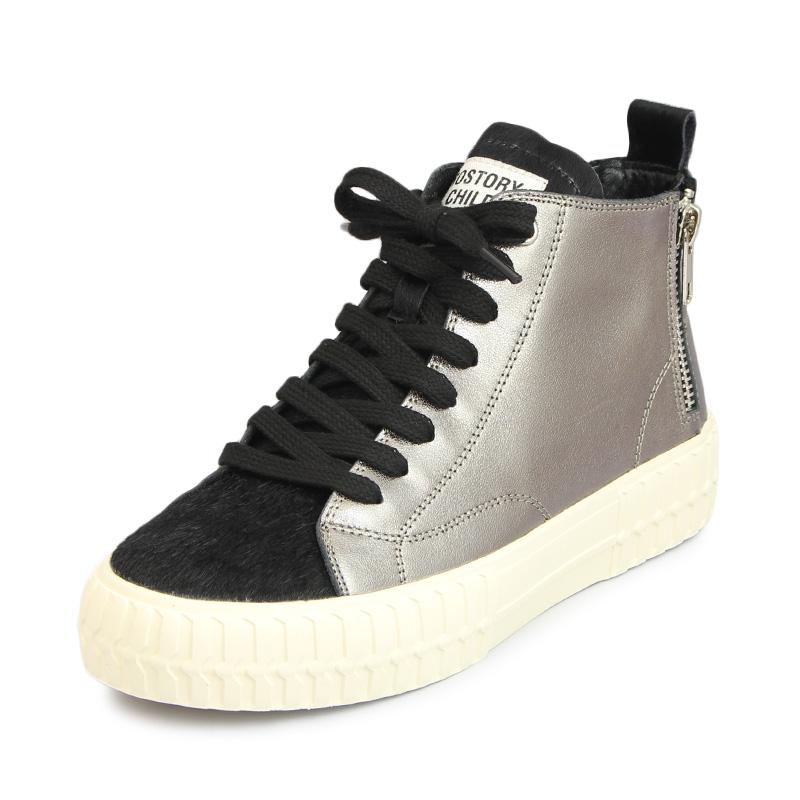 FIZZ REEN フィズリーン 3005 BLM ブラック メタル ハイカットスニーカー ファスナー付き 3cmヒール (23005) : ラボスター Yahoo!ショップ - 通販 ...