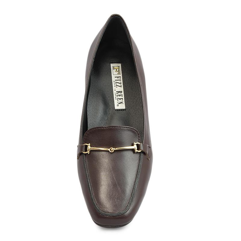 FIZZ REEN（フィズリーン） 3111 DBR ダークブラウン ローファー 2cmヒール 3E (23111) : ラボスター Yahoo!ショップ - 通販 - Yahoo!ショッピング