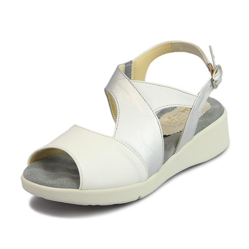 FIZZ REEN 【新商品】FIZZ フィズリーン 6217 WH ホワイト サンダル バックストラップ 4cmヒール ウェッジヒール 4E (26217) : ラボスター Yahoo ...