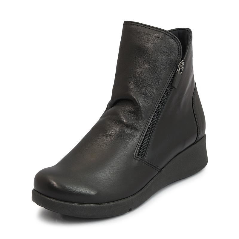 【継続品】FIZZ REEN フィズリーン 6362 BL ブラック ショートブーツ ダブルファスナー 3.5cmヒール 4E (26362) : ラボスター Yahoo!ショップ - 通販 ...