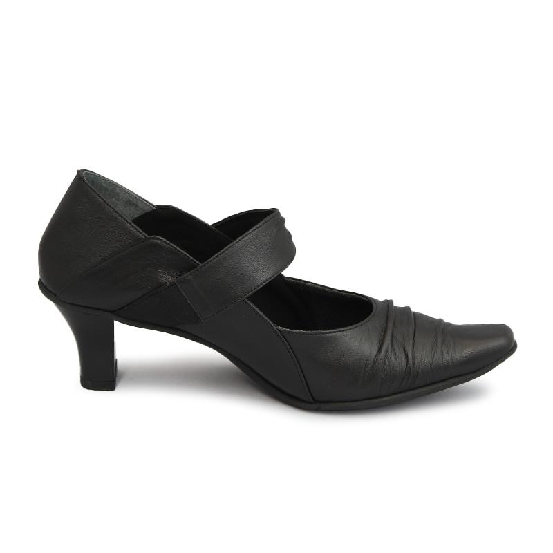 FIZZ REEN（フィズリーン） 【継続品】FIZZ REEN 6805 BL ブラック パンプス 甲ベルト 6cmヒール (26805 ...