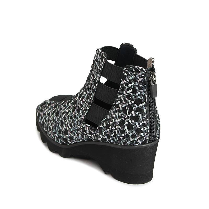 FIZZ REEN 【新商品】FIZZ フィズリーン 6810 MC マルチ サマーブーツ バックファスナー 5.5cmヒール ウェッジヒール 4E (26810) : ラボスター Yahoo ...