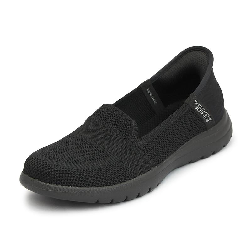 SKECHERS スケッチャーズ 136541 BBK ブラック スニーカー 1.3cmヒール（66541） : ラボスター Yahoo ...