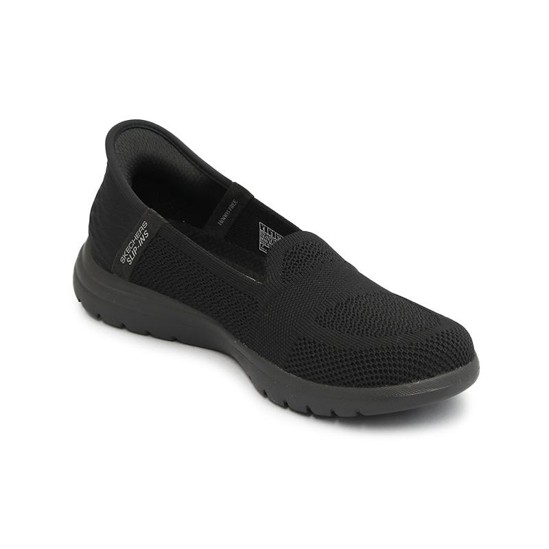 SKECHERS スケッチャーズ 136541 BBK ブラック スニーカー 1.3cmヒール（66541） : ラボスター Yahoo ...