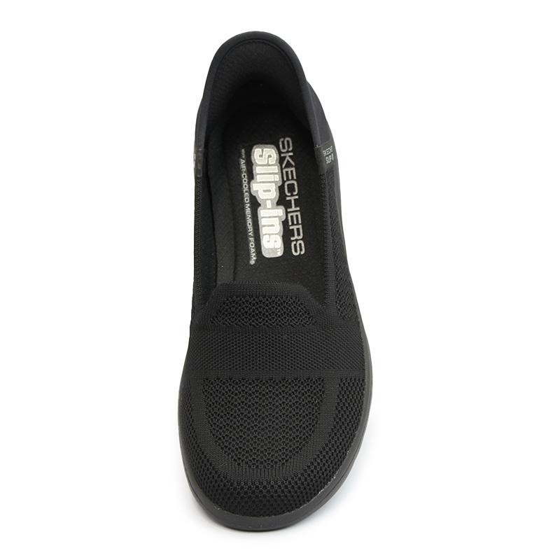 SKECHERS スケッチャーズ 136541 BBK ブラック スニーカー 1.3cmヒール（66541） : ラボスター Yahoo ...
