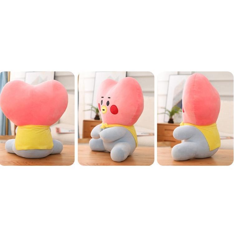 BT21 グッズ ぬいぐるみ BTS 大きい ふわふわ 芸能人 韓流 座り姿 かわいい 萌えグッズ 応援 誕生日 子供 プレゼント ギフト 25cm 35cm 45cm : RACCOON ...