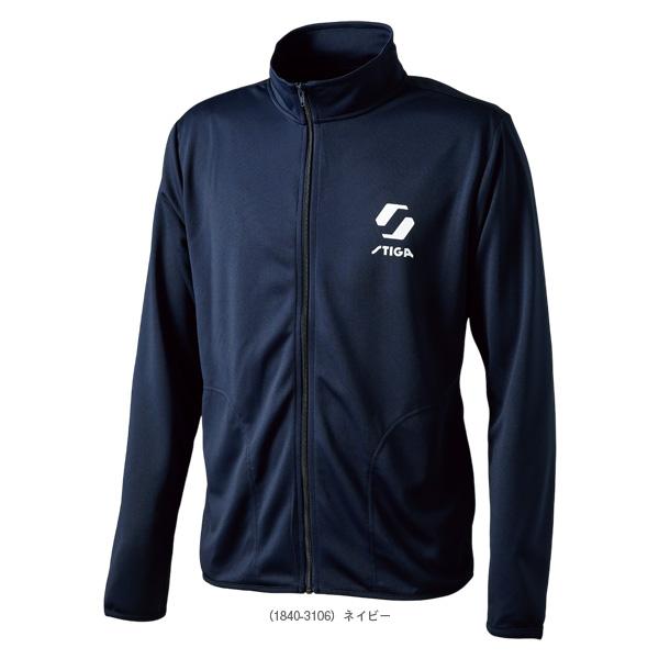 STIGA スティガ 卓球ウェア『メンズ/ユニ』 STIGAドライジップジャケット JP-1 DRY ZIP JACKET ユニセックス ...