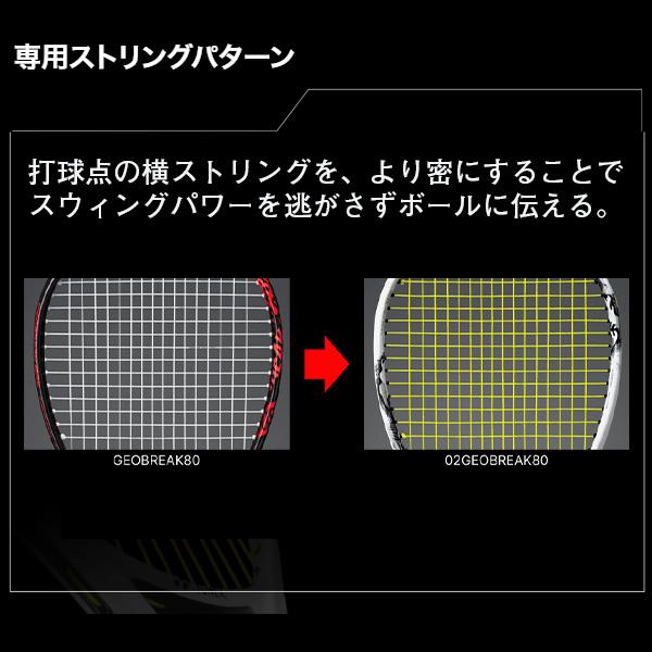 GEOBREAK ヨネックス ソフトテニスラケット ジオブレイク80V 80V 02GB80V : ラケットプラザ - 通販 - Yahoo!ショッピング