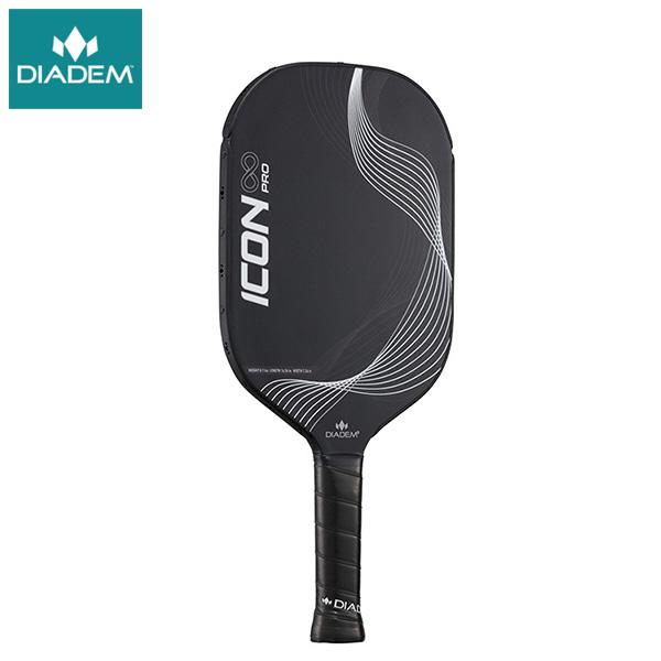 DIADEM ICON IN PRO ピックルボールパドル BLK×WHT TPA013 ダイアデム PICKLEBALL PADDLE ...