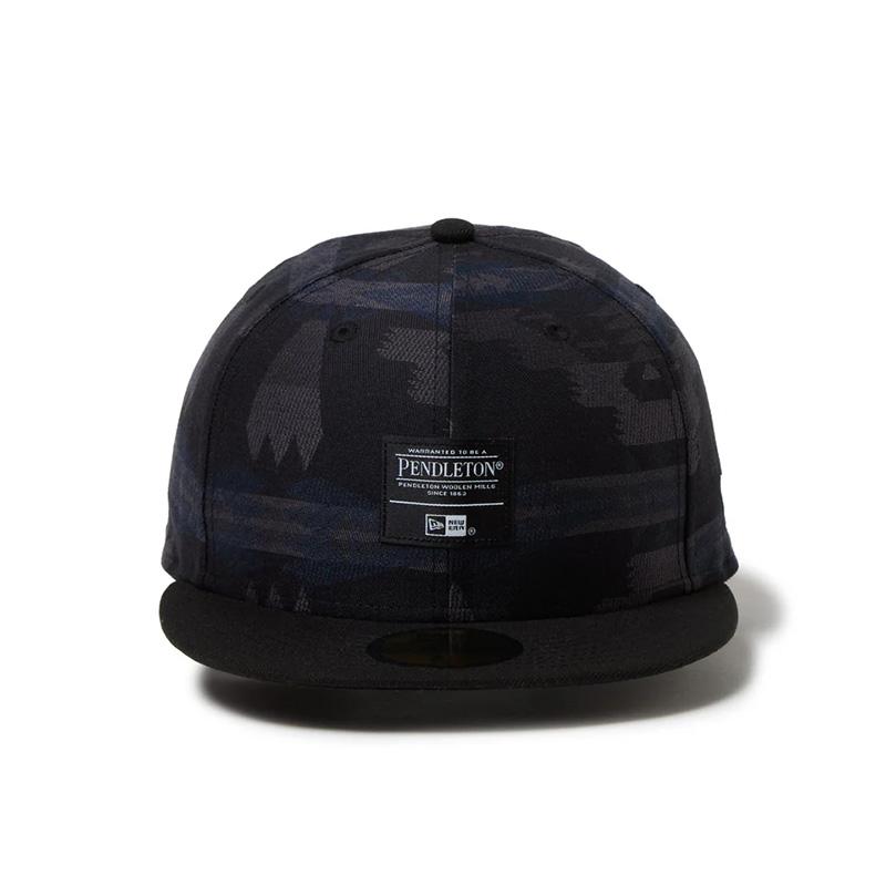 NEW ERA ニューエラ キャップ 59FIFTY Pendleton ペンドルトン ウーブンパッチ ユニセックス 25FW ブラック 14699401 帽子 : ラケットショップ ...