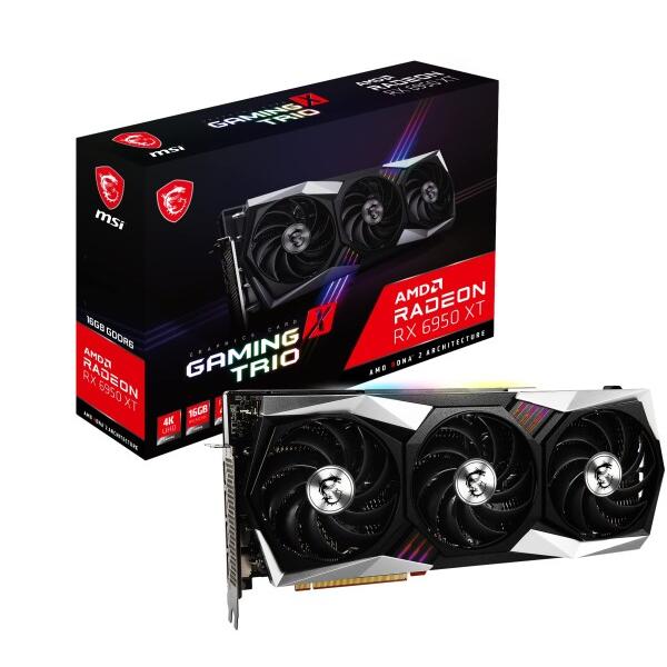 MSI PL Radeon RX 6950 XT GAMING X TRIO 16G グラフィックスボード VD8091 : ラココショップ ...