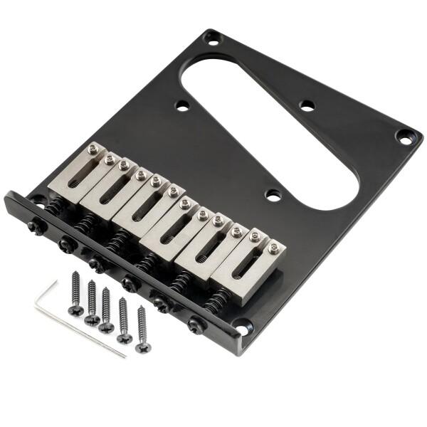 Musiclily Pro テレキャスターブリッジ 6WAY SUSステンレス製サドル Squier Tele エレキギター用、ブラッ : 46073623135 : ラココショップ - 通販 ...