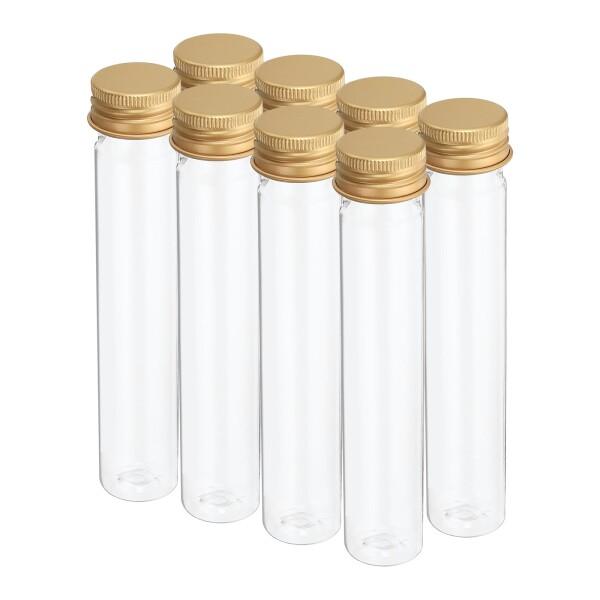 PATIKIL 65ml プラスチック製試験管（ねじキャップ付き） 8個セット 150x27mm フラットボトム試験管 : 46073718357 : ラココショップ - 通販 - Yahoo ...