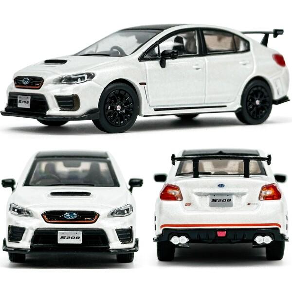 PAUDI MODEL 1/64 ミニカー Subaru WRX STI S208 右ペプチド ダイキャスト モデルカー ホワイト : 46073729621 : ラココショップ - 通販 ...