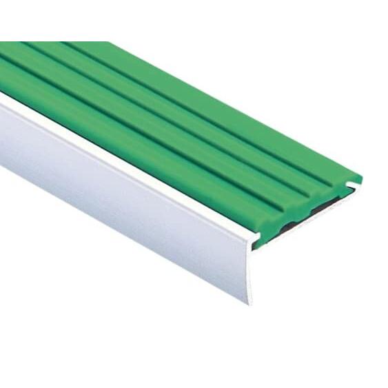 階段滑り止め アルミ製ノンスリップ35巾 ゴムタイヤ充填タイプ AF35PG P09(ココアブラウン) 1m : ラココショップ - 通販 - Yahoo!ショッピング